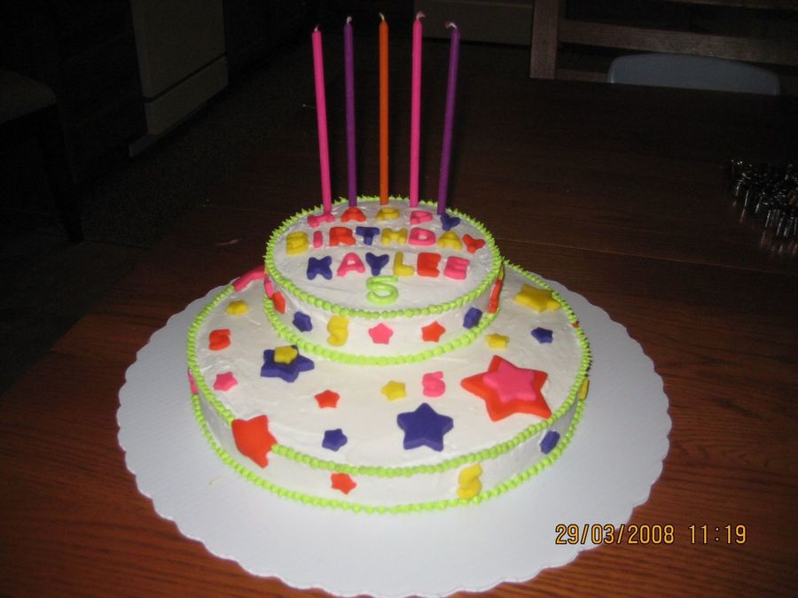 Star Birthday Cake - CakeCentral.com