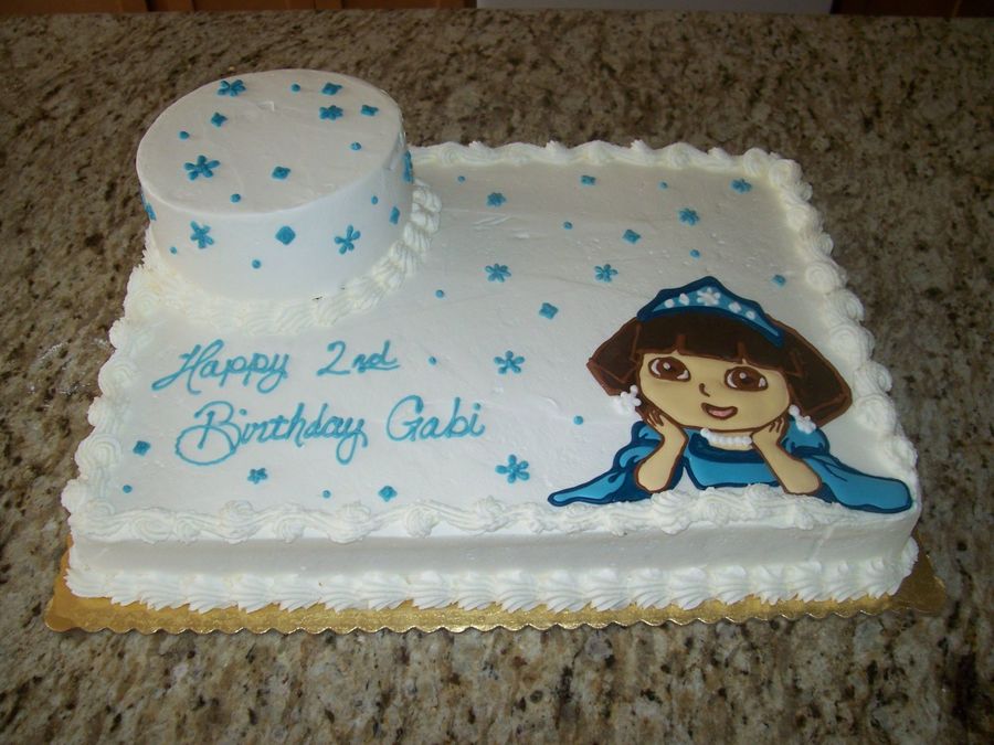 Dora The Explorer Themed Cake - CakeCentral.com