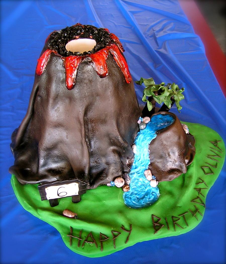 Volcano Cake - CakeCentral.com