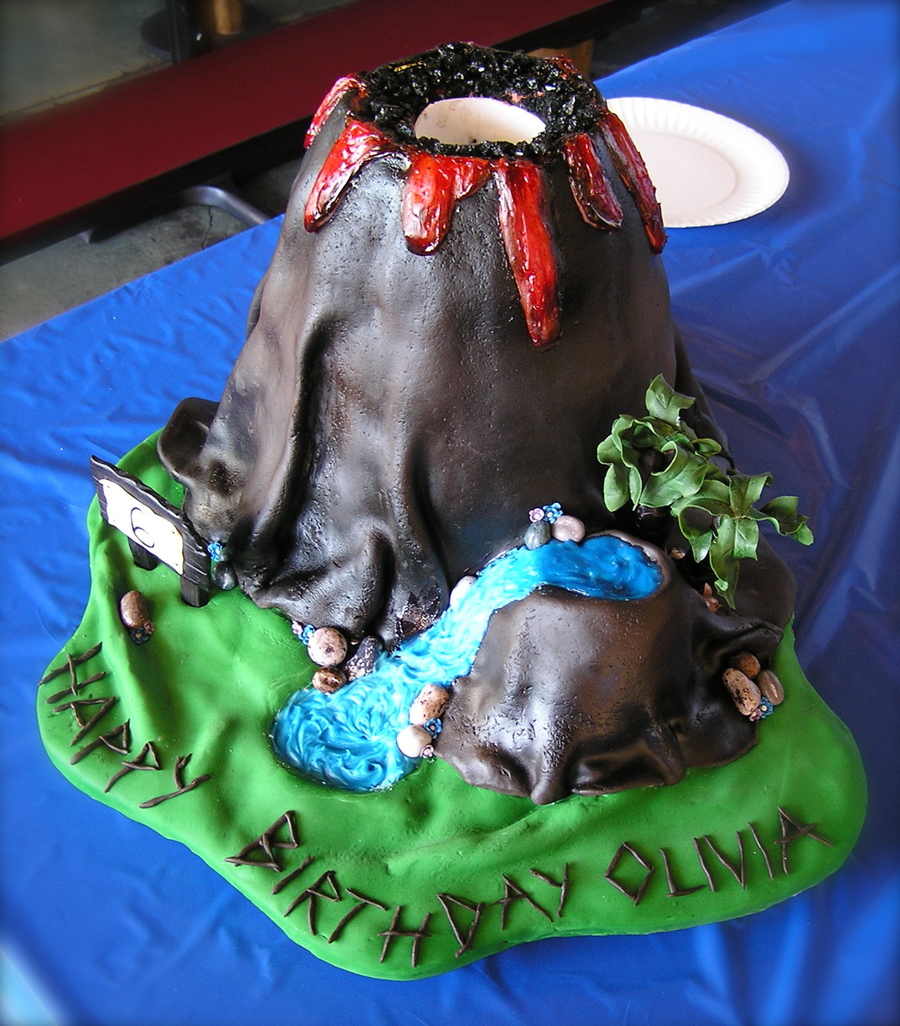 Volcano Cake - CakeCentral.com