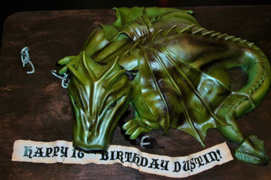 3D Dragon Cake - CakeCentral.com