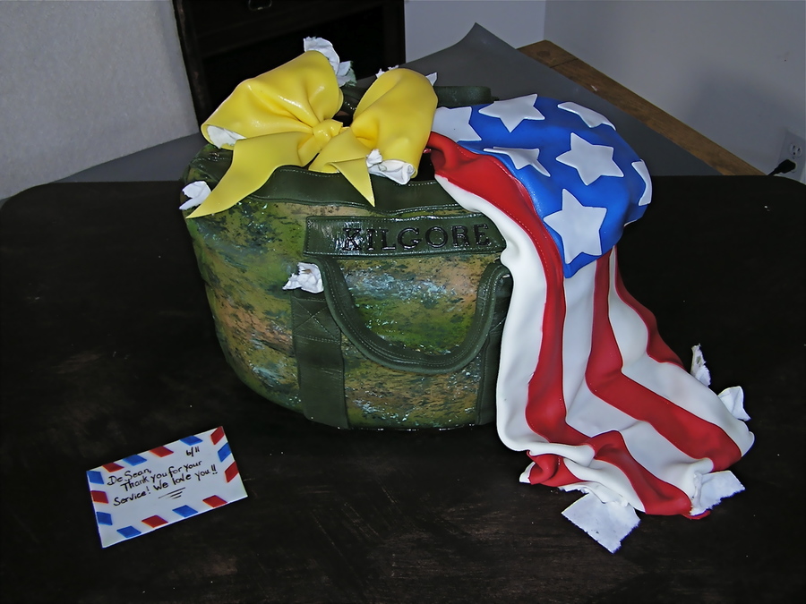 Military Deployment Cake - CakeCentral.com