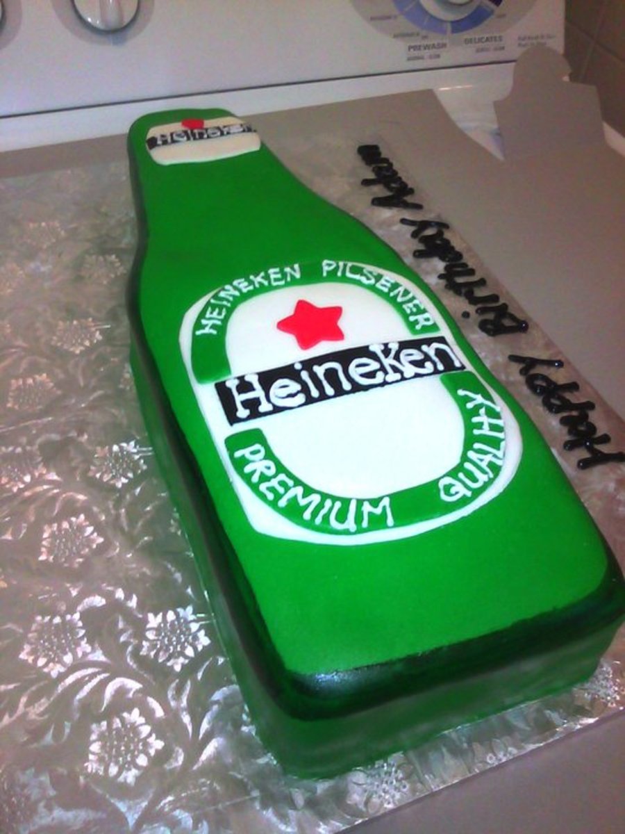 Heineken Beer Cake - CakeCentral.com