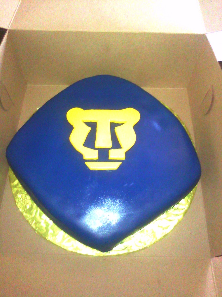 Pumas Soccer Cake - CakeCentral.com