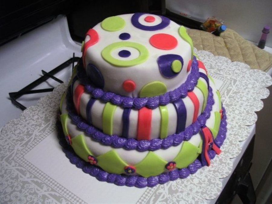 My Neices 1St Birthday Cake - CakeCentral.com