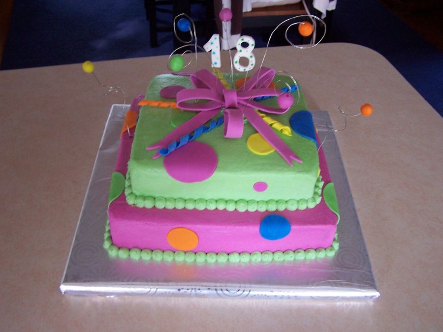 My Daughter's 18Th Birthday Cake - CakeCentral.com