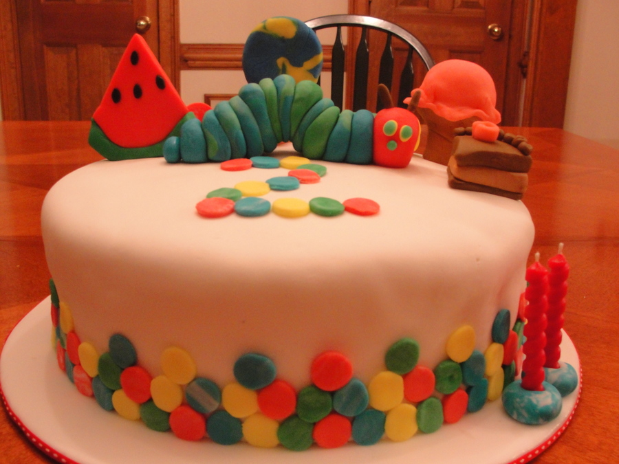 Very Hungry Caterpillar Cake - CakeCentral.com