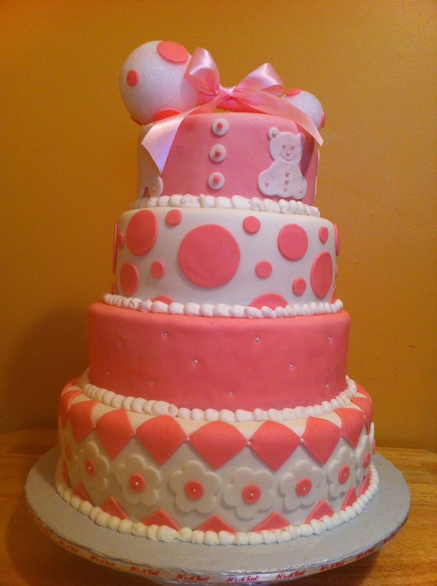 Pink Babyshower - CakeCentral.com