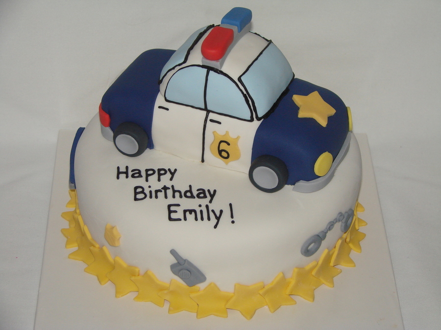 Police Car Cake - CakeCentral.com