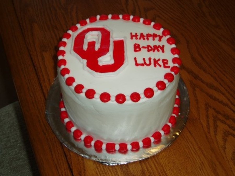 Ou Birthday Cake - CakeCentral.com