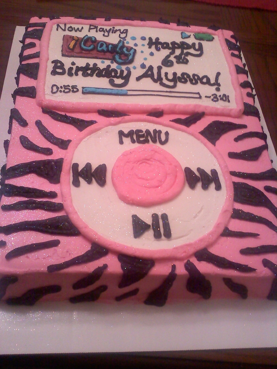 Icarly Ipod Cake - CakeCentral.com