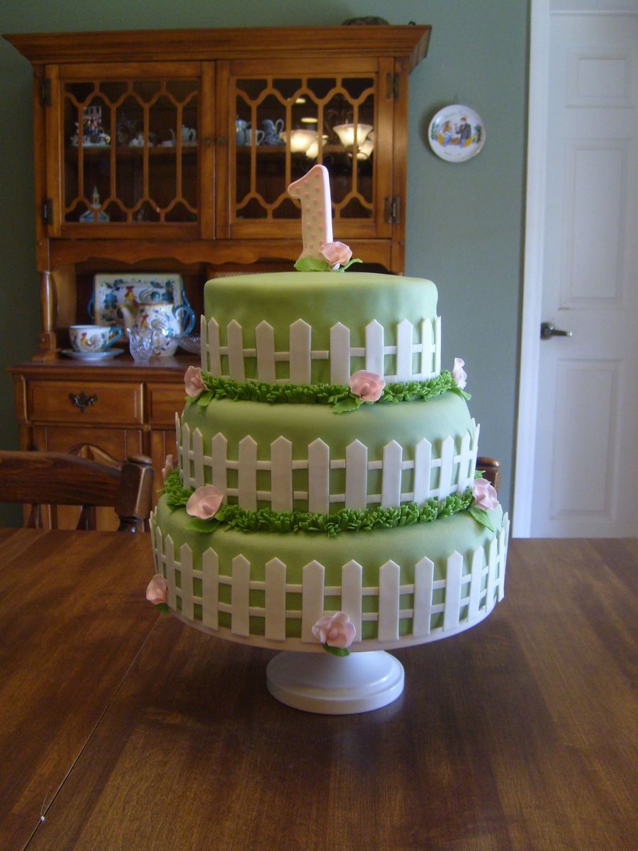 Sweet Pea Cake For 1St Birthday - CakeCentral.com