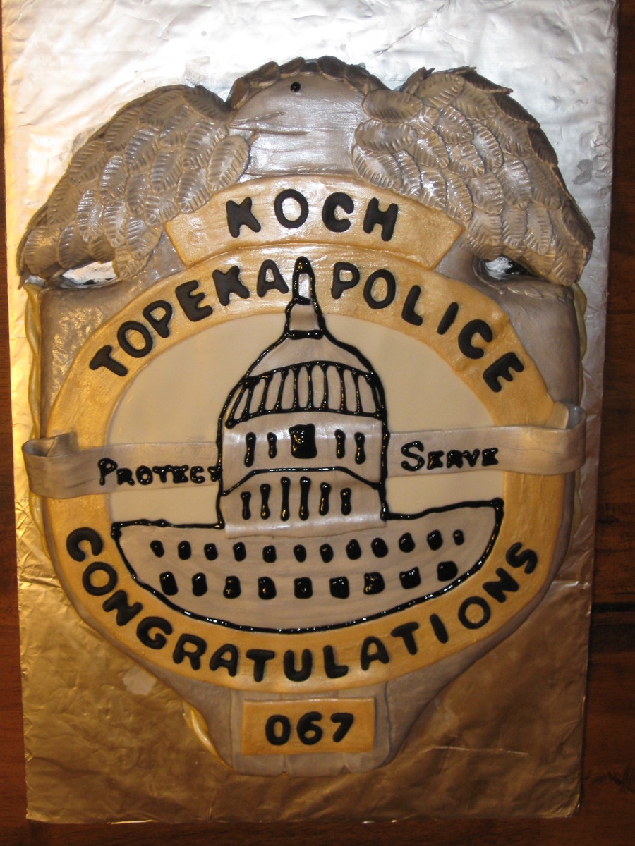 Police Academy Graduation Cake - CakeCentral.com