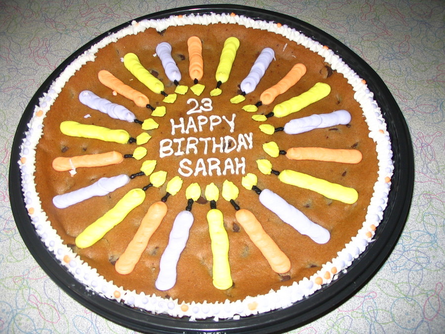 Birthday Cookie - CakeCentral.com
