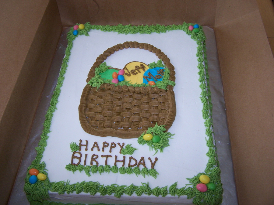 Easter Basket - CakeCentral.com
