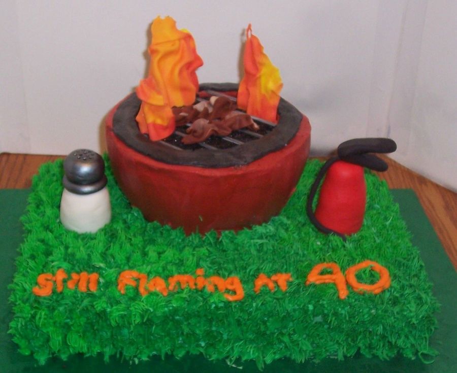 Bbq Grill Cake - CakeCentral.com