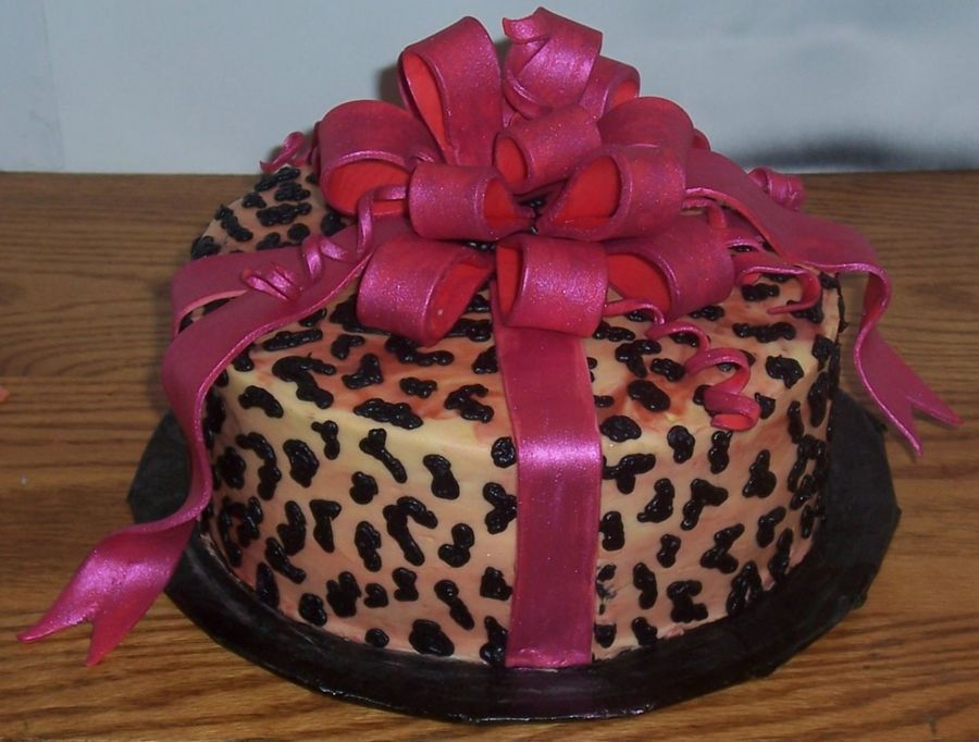 Animal Print Cake - CakeCentral.com
