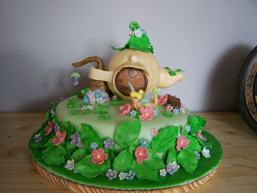 Tinkerbells Teapot Townhouse...1St Cake - CakeCentral.com