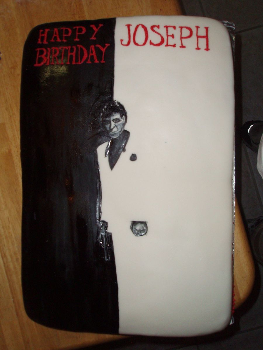 Scar Face Birthday - CakeCentral.com