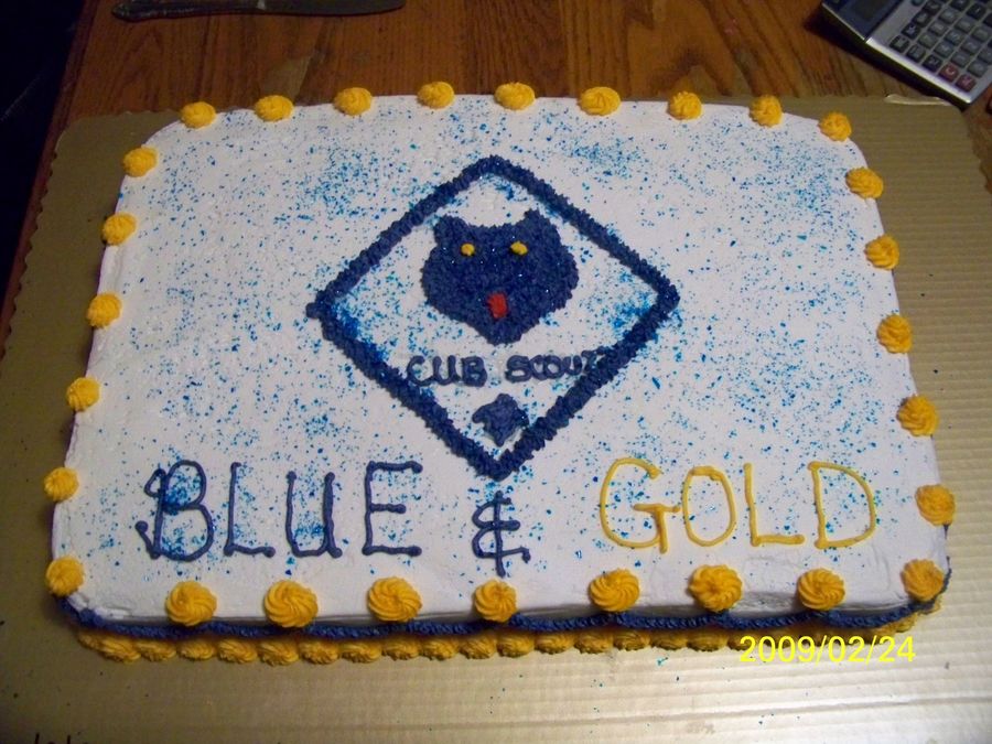 Cub Scouts Blue & Gold Banquet Cakes - CakeCentral.com