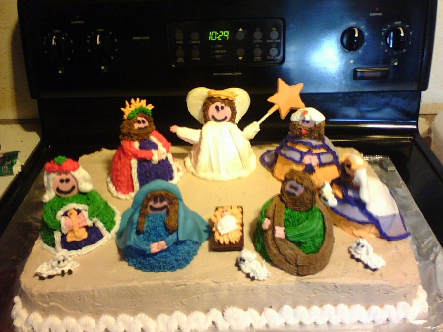 Nativity Scene - CakeCentral.com