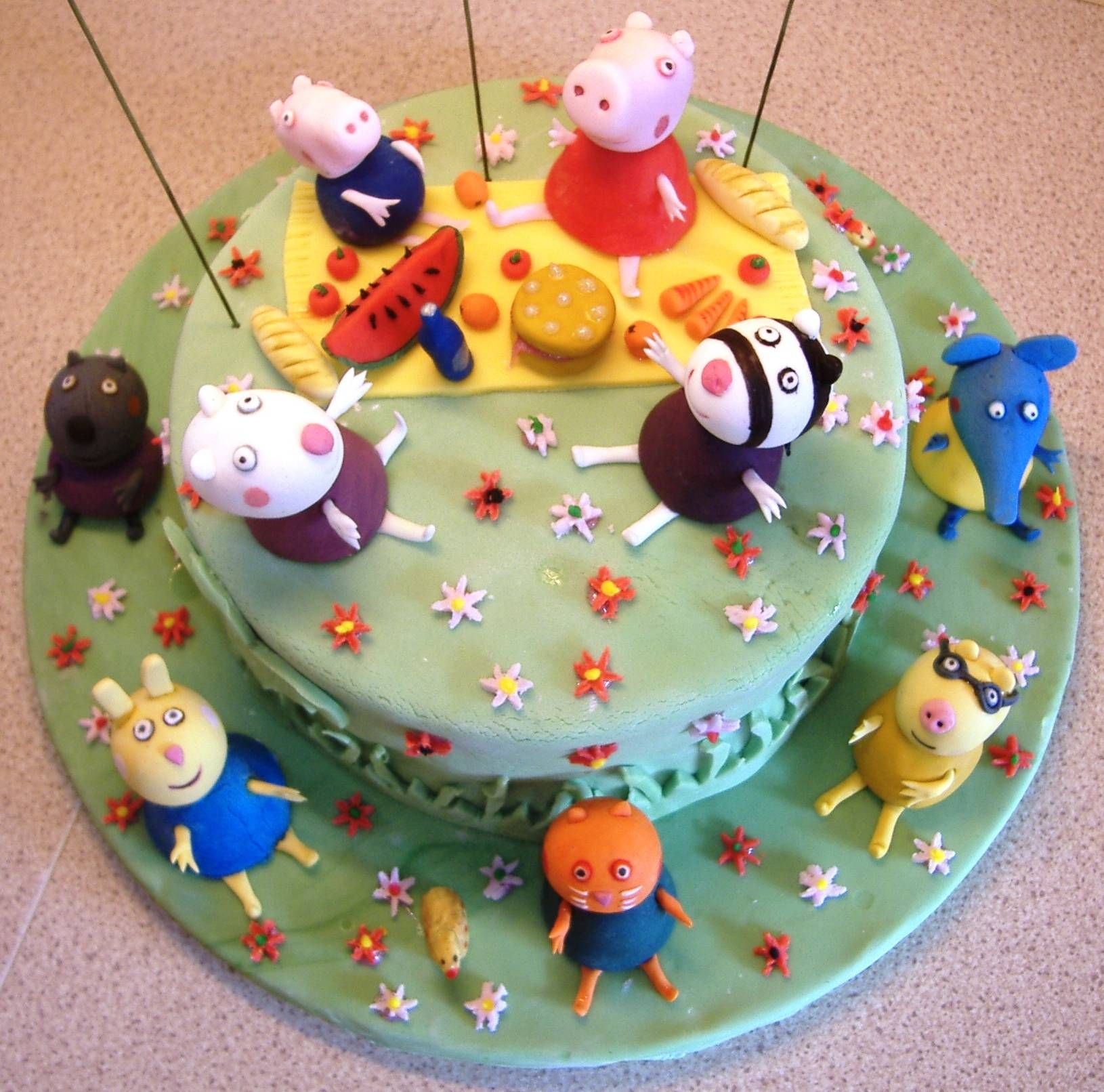 Peppa Pig And Friends Birthday Cake - CakeCentral.com