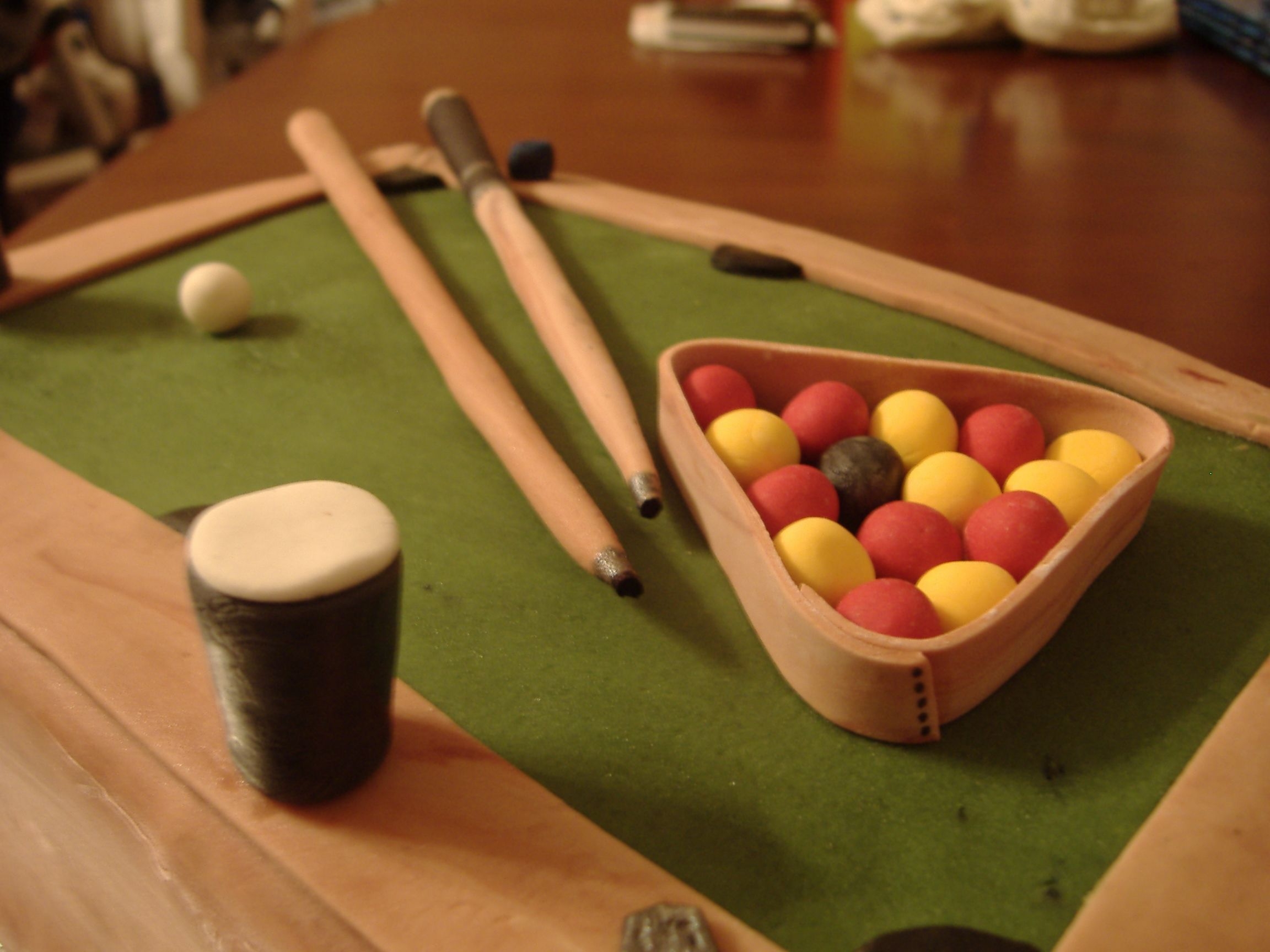 Pool / Snooker Birthday Cake - CakeCentral.com