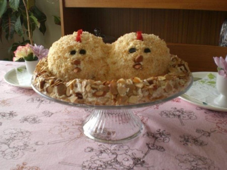 Easter Chickens - CakeCentral.com