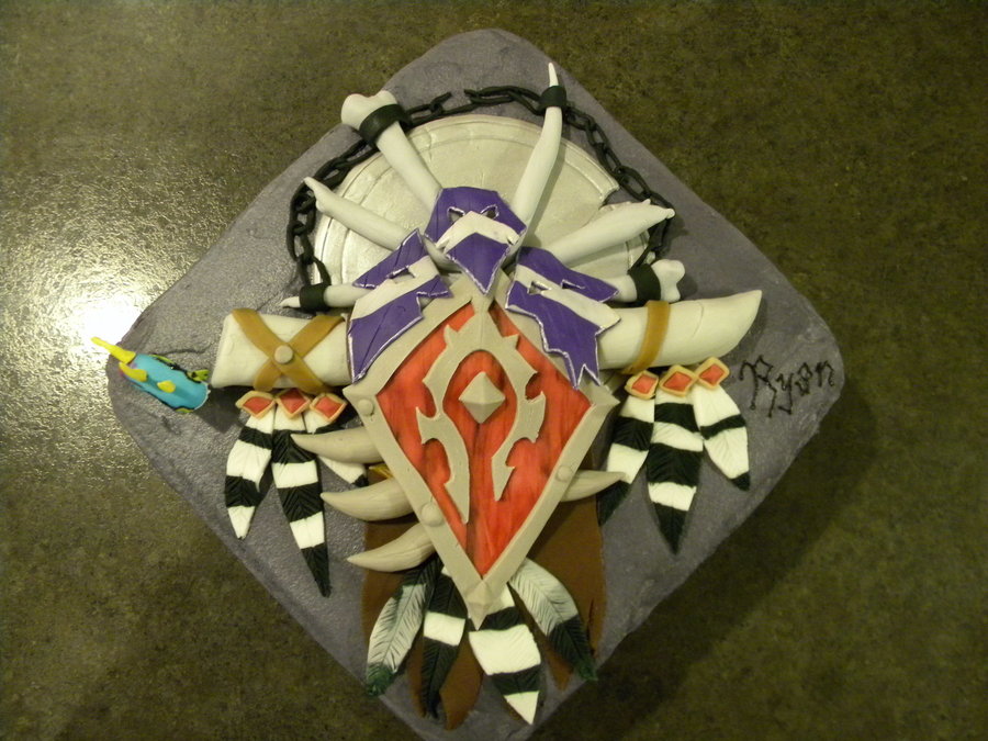 World Of Warcraft Horde Shield - CakeCentral.com