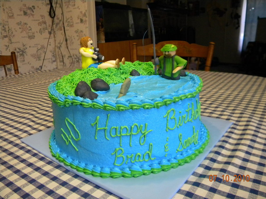 Fly Fishing Cake - CakeCentral.com
