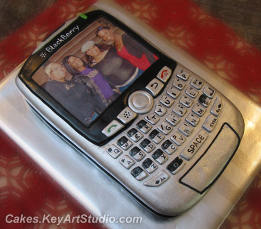 Blackberry Phone Cake - CakeCentral.com