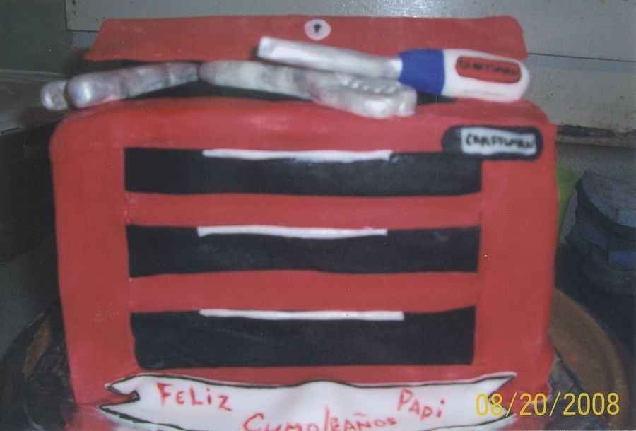 Craftsman Tool Box - CakeCentral.com