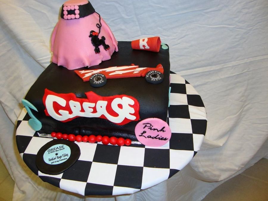 Grease Birthday Cake - CakeCentral.com