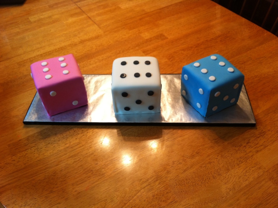 Dice Cake For Bunco - CakeCentral.com