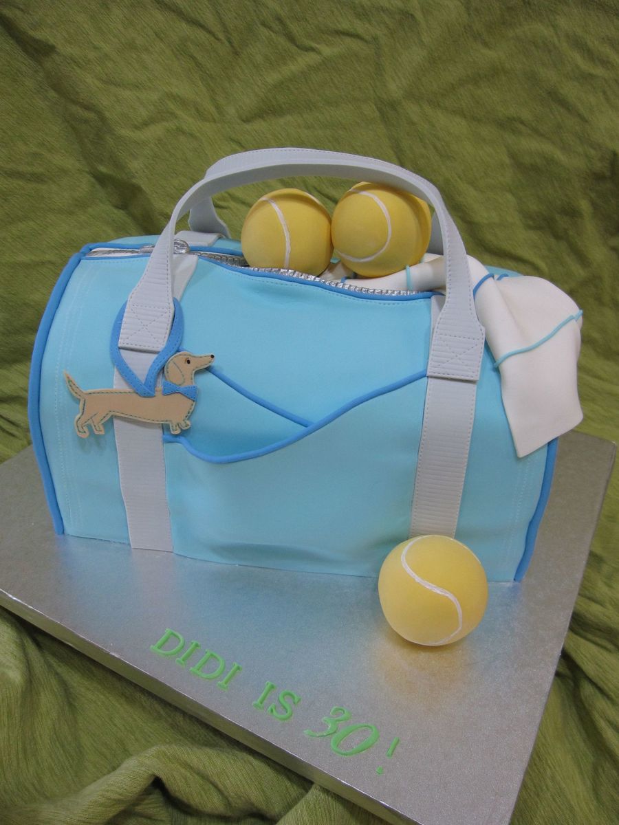 Tennis Bag Cake - CakeCentral.com