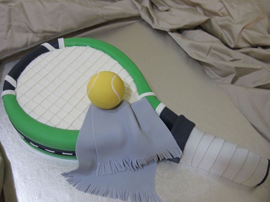 Tennis Racket Cake - CakeCentral.com