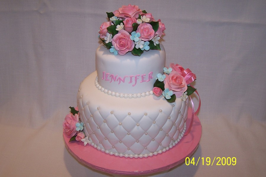 Jennifer's Birthday Cake - CakeCentral.com