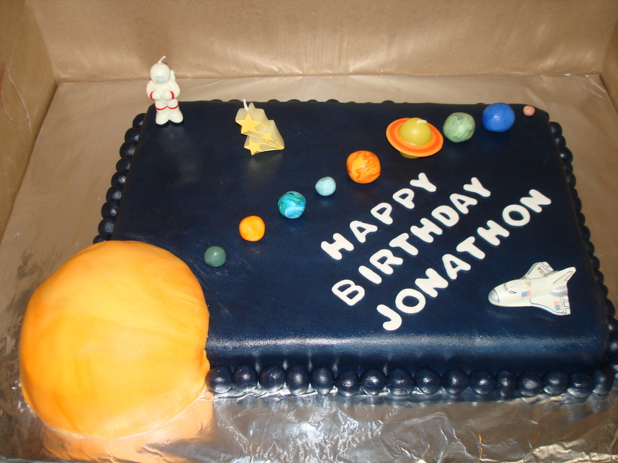 Solar System Cake - CakeCentral.com