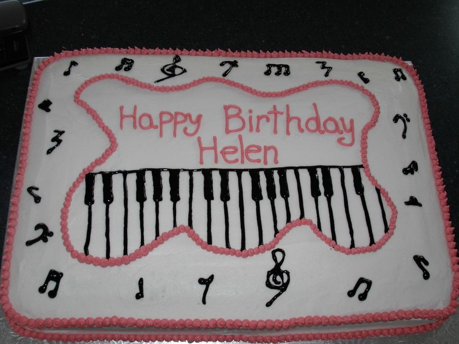 Piano Keys - CakeCentral.com