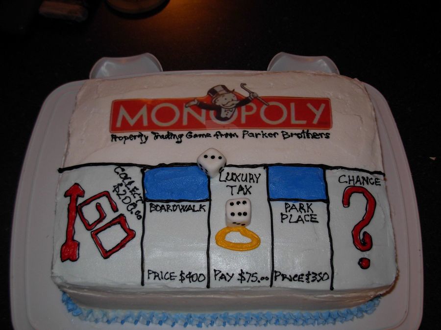 Monopoly Cake - CakeCentral.com