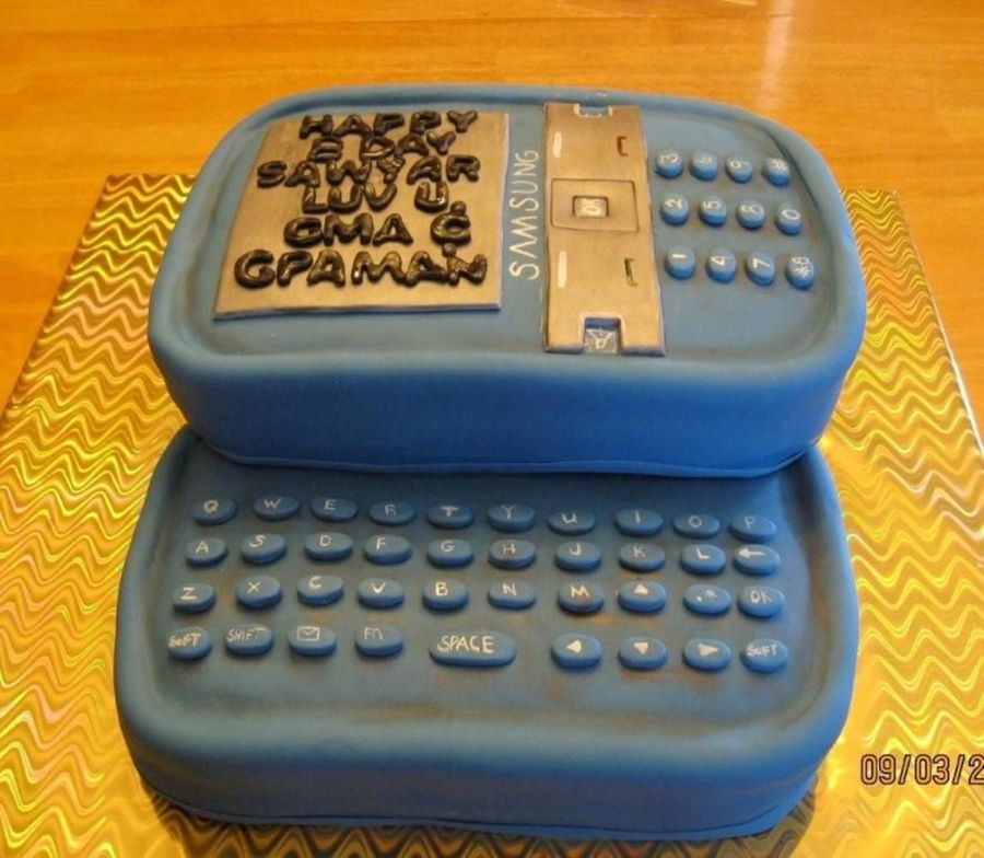 Slide Cell Phone - CakeCentral.com