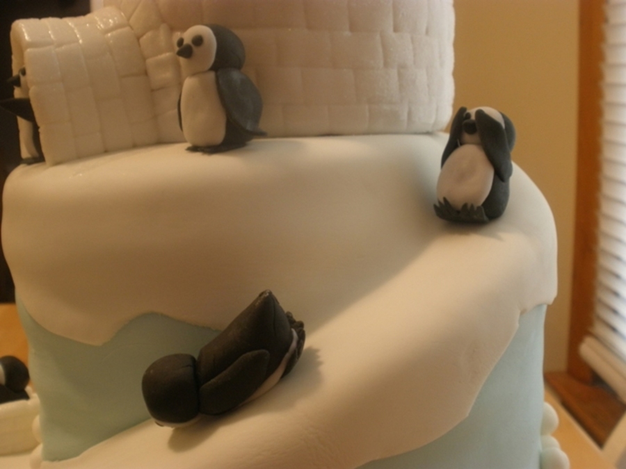 Pengin Birthday Cake - CakeCentral.com