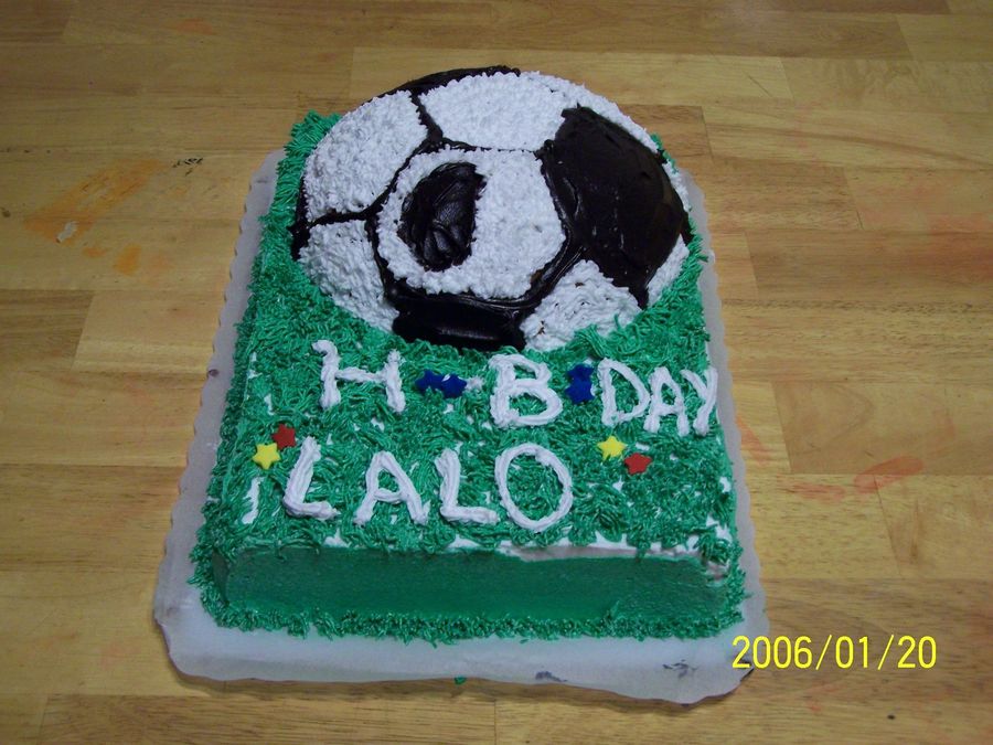 Soccer Cake - CakeCentral.com