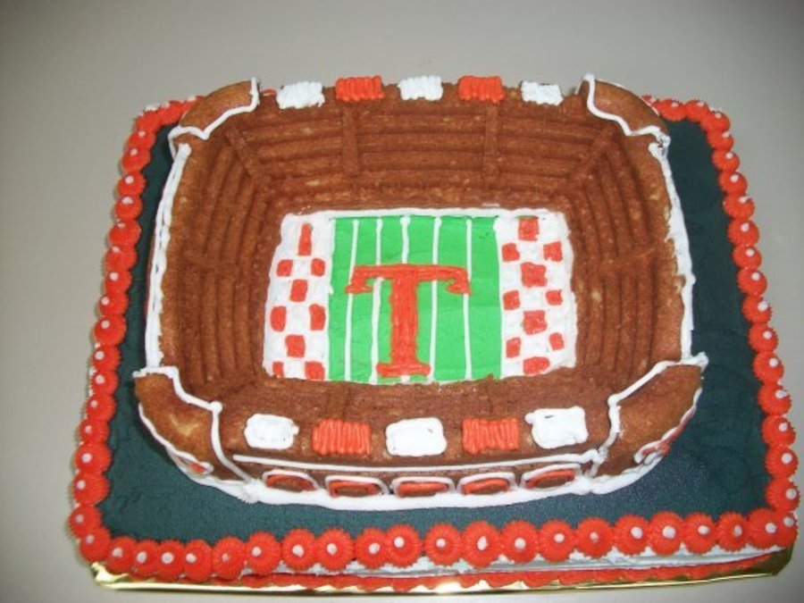 Vols Football Stadium Cake - CakeCentral.com
