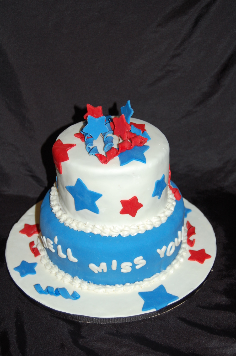 A Deployment Farewell Cake - CakeCentral.com