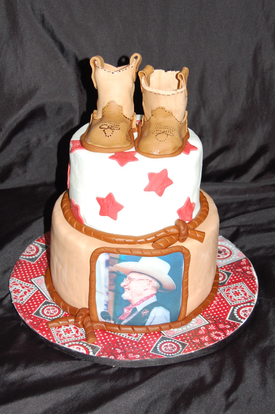 Western Birthday Cake - CakeCentral.com