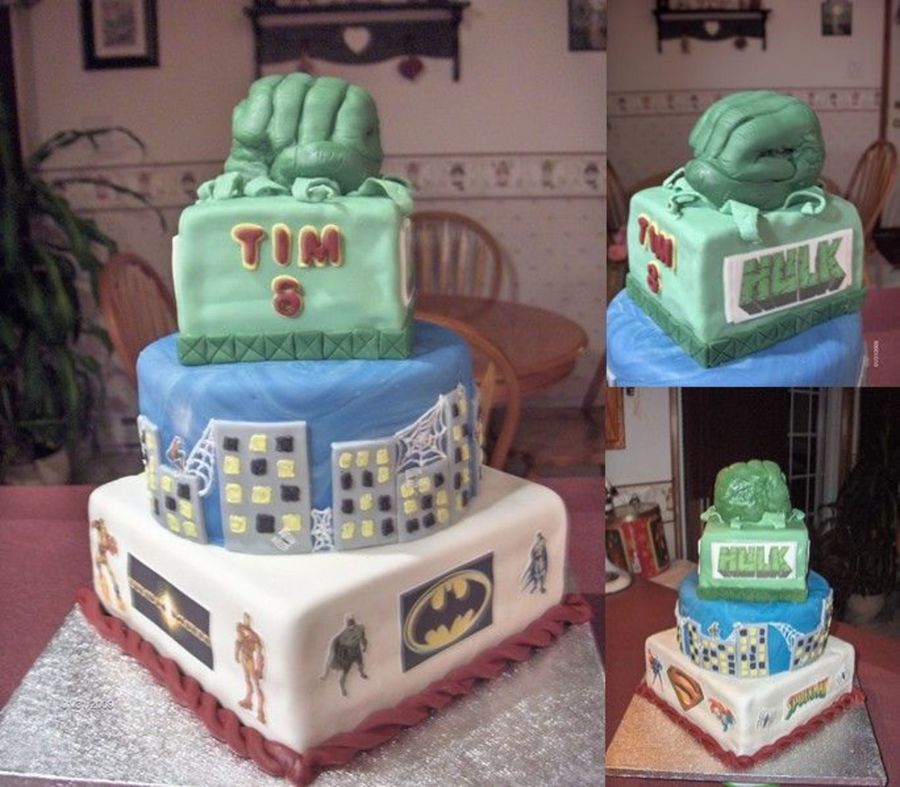 Marvel Cake - CakeCentral.com