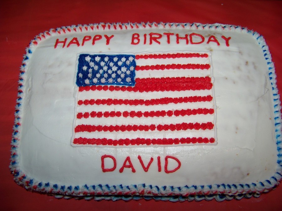 American Flag - CakeCentral.com