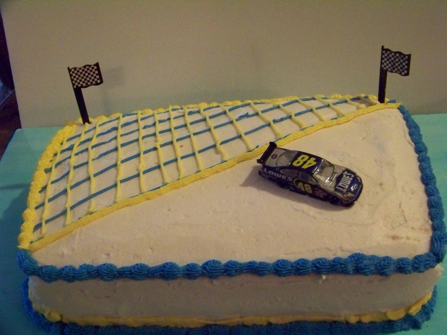 Jimmie Johnson Cake - CakeCentral.com