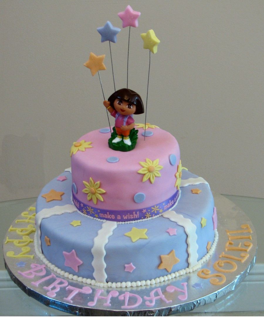 Yet Another Dora Cake - CakeCentral.com